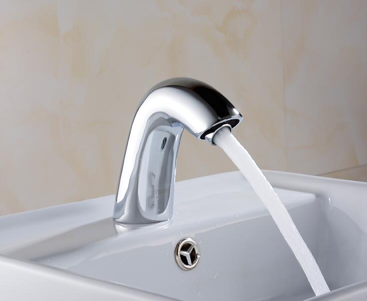 Bathroom Sink Water Faucet Automatic Taps Water Saving Touchless ...