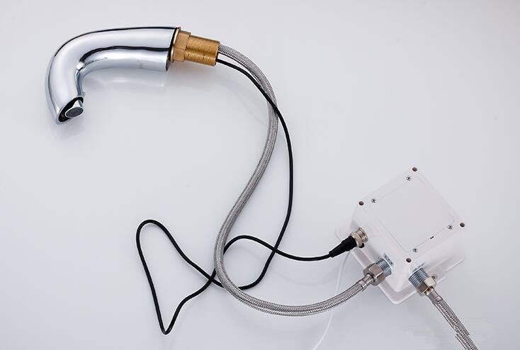 Bathroom Sink Water Faucet Automatic Taps Water Saving Touchless ...